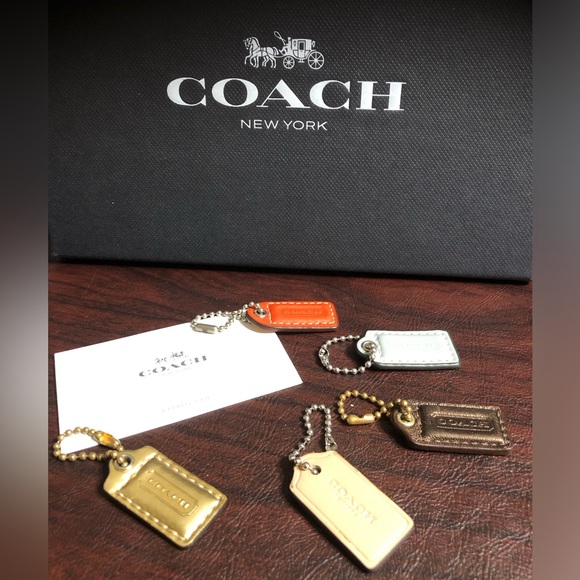 Coach | Accessories | Coach Mini Hang Tags Bundle Of 5 | Poshmark